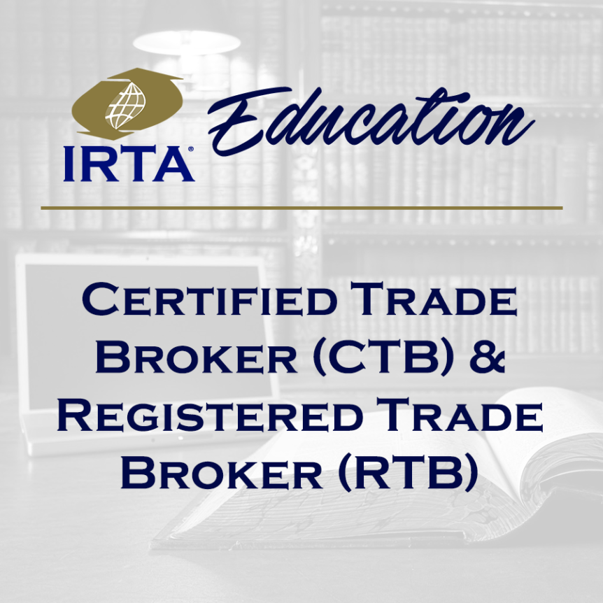 Certified Trade Broker (CTB) | IRTA Education